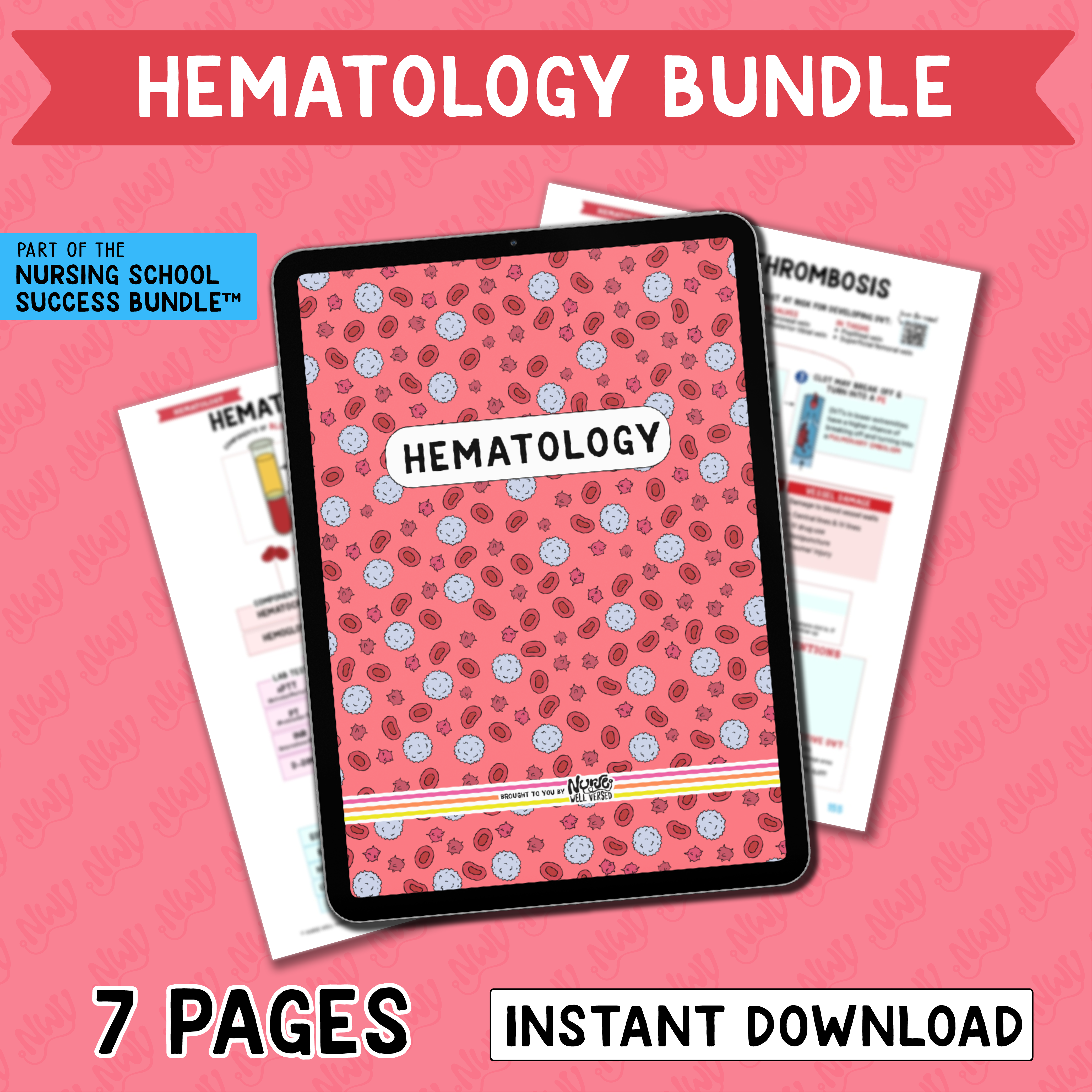 Hematology Bundle | E-Book – Nurse Well Versed
