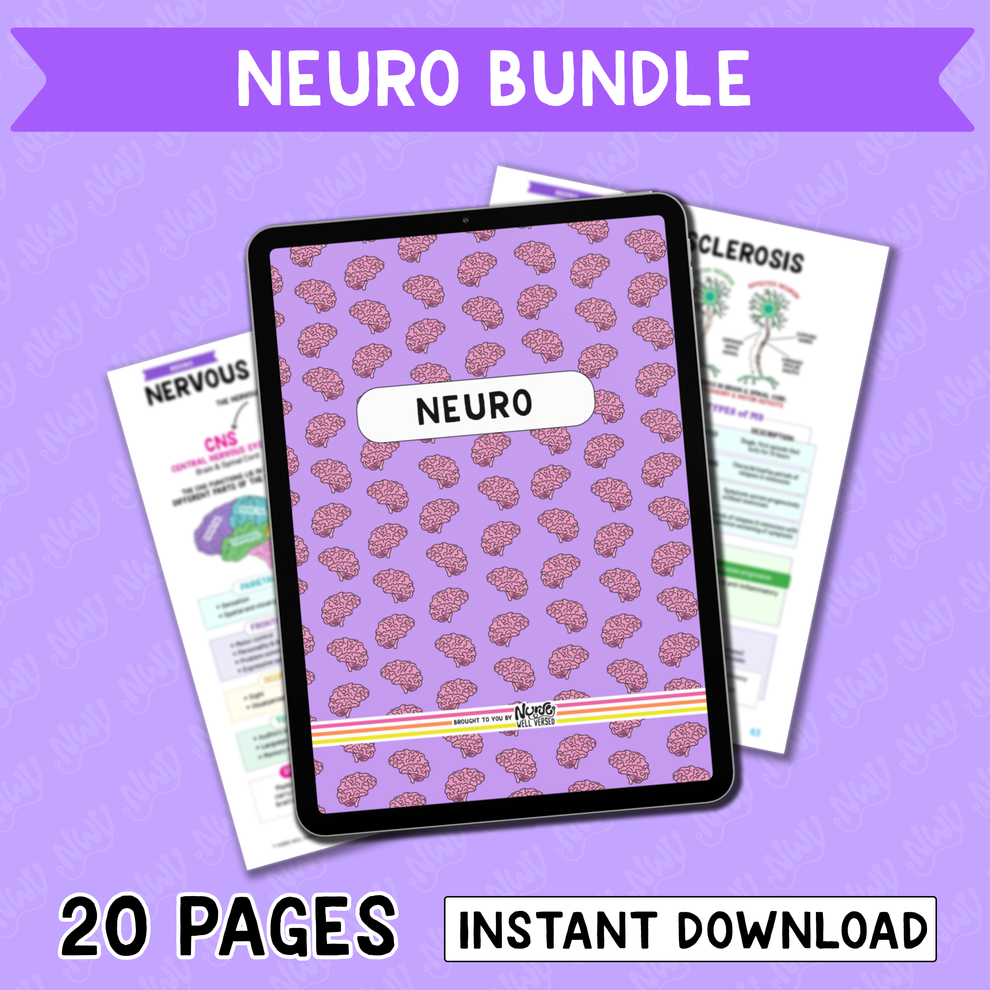 Neuro Bundle – Nurse Well Versed