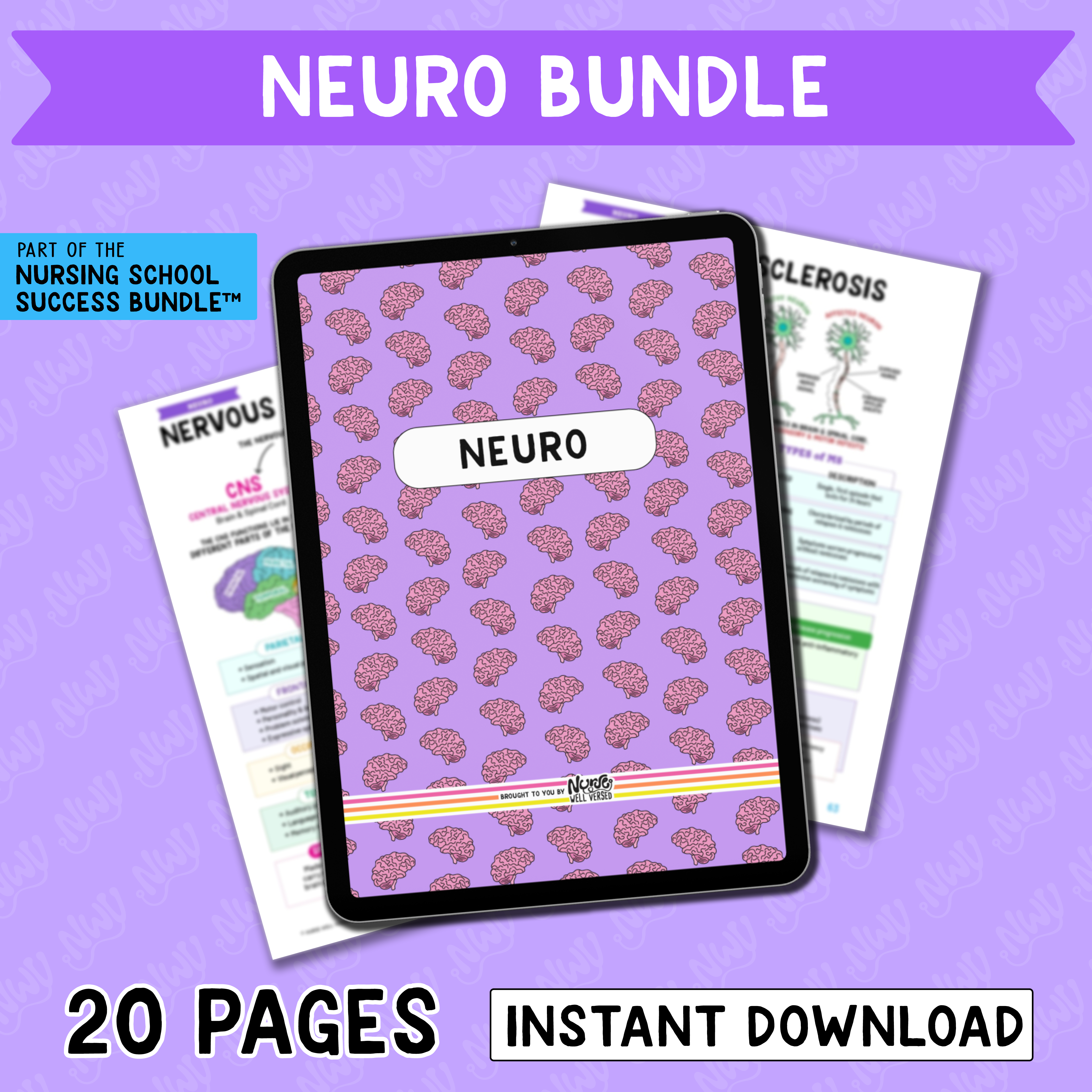 Neuro Bundle | E-Book – Nurse Well Versed