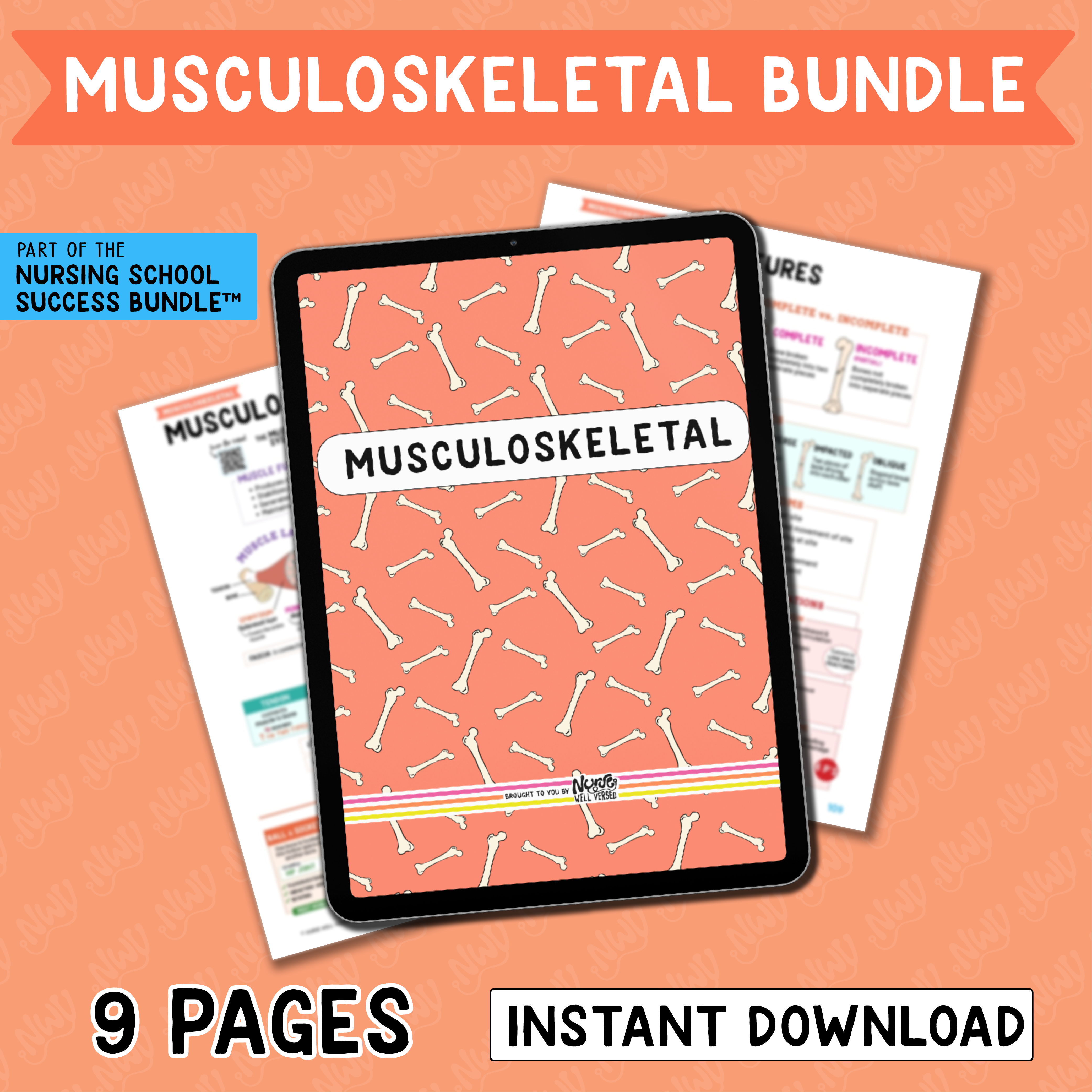 Musculoskeletal Bundle | E-Book – Nurse Well Versed