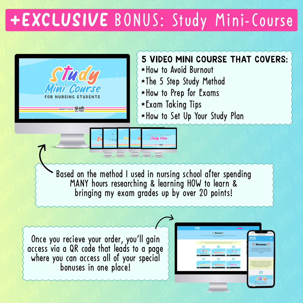 Nursing School Success Bundle – Nurse Well Versed