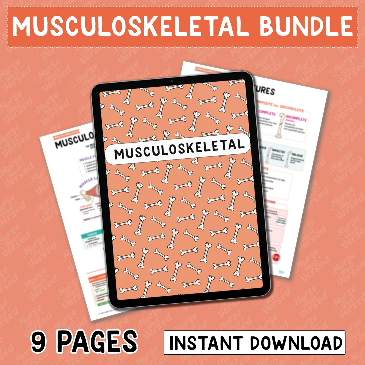 Musculoskeletal Bundle – Nurse Well Versed™